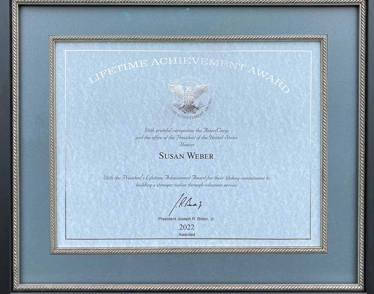 U.S. Presidential Lifetime Achievement Award Received By AmeriCorps ...